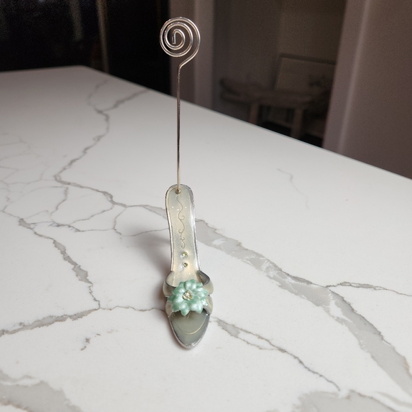 Source Unknown | Accents | Miniature High Heel Shoe Card Or Picture ...
